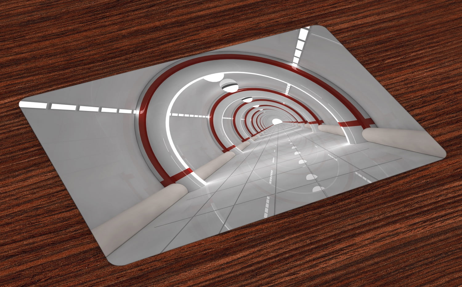 Ambesonne Outer Space Place Mats Set of 4, Astronomy Alien, Standard ...