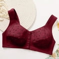 Xucatan 1 Pcs Daisy Bras for Older Women Front Closure No Underwire ...