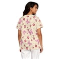 Binienty Butterfly and Cherry Pattern Medical Uniform Stretchy ...