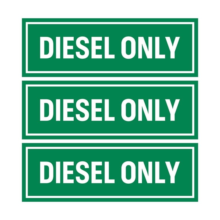 Diesel Fuel Only