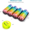 [Upgrade] Monthly pill organizer twice a day, one-month box, daily case ...