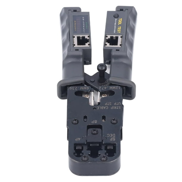 Crimping , Wire Cutter Wide Use Hand Tool Ratchet Ergonomic For 8P 6P ...