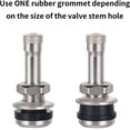 4 PCS TR416 Metal Valve Stems, Tire Valve Stems, High Pressure Valve ...