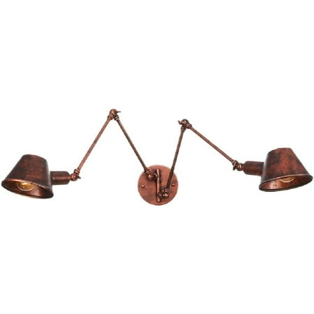 Wall Light, XINDAR Iron Rust Sconce Light Fixture Bell Antiqued Wall ...