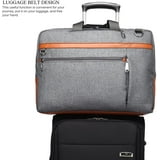 CoolBELL 17.3"" Laptop Messenger, Convertible Backpack/Briefcase ...