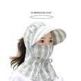 Adult Breathable Fishing Hat Student Outdoor Cycling Fishing Full Face ...