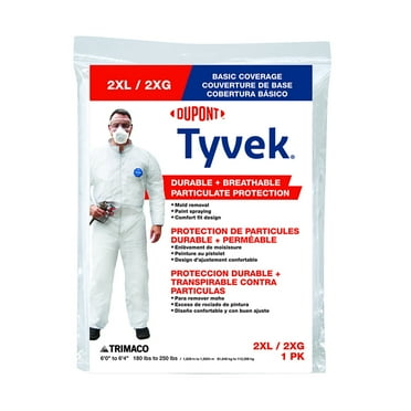 Dupont Tyvek Full Coverage Painter's Coveralls - Walmart.com