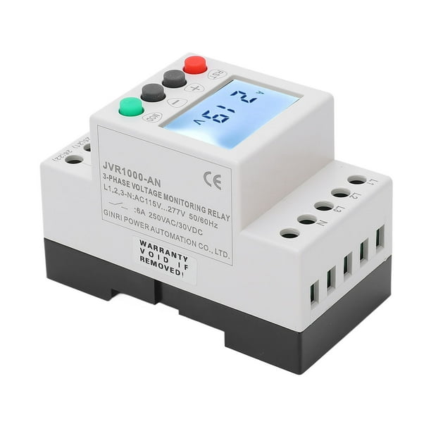 Voltage Monitoring Relay, Undervoltage Protection Relay 115-277VAC Auto ...