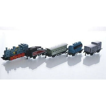 Toysmith Loco Motion Mini Pull-Back Train Set w/ Die-cast Engine ...