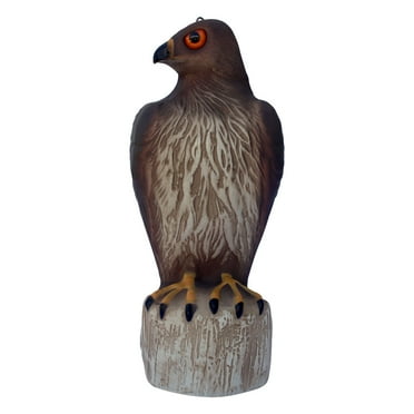 Bird-X Prowler Owl Realistic Owl Decoy Scarecrow Flapping Wings Repel ...