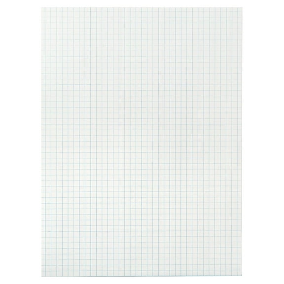 Graph Paper, 1/2 Inch Rule, 9 x 12 Inches, White, 500 Sheets - Walmart.com