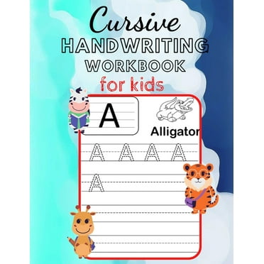 handwriting practice book for kides in fourth grade : Trace Letters ...