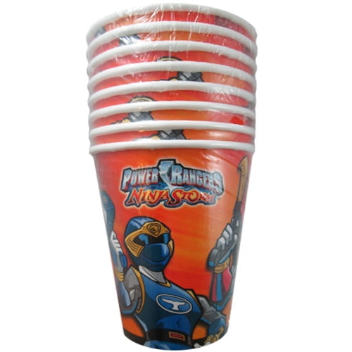 Power Rangers 'Ninja Storm' 9oz Paper Cups (8ct) - Walmart.com