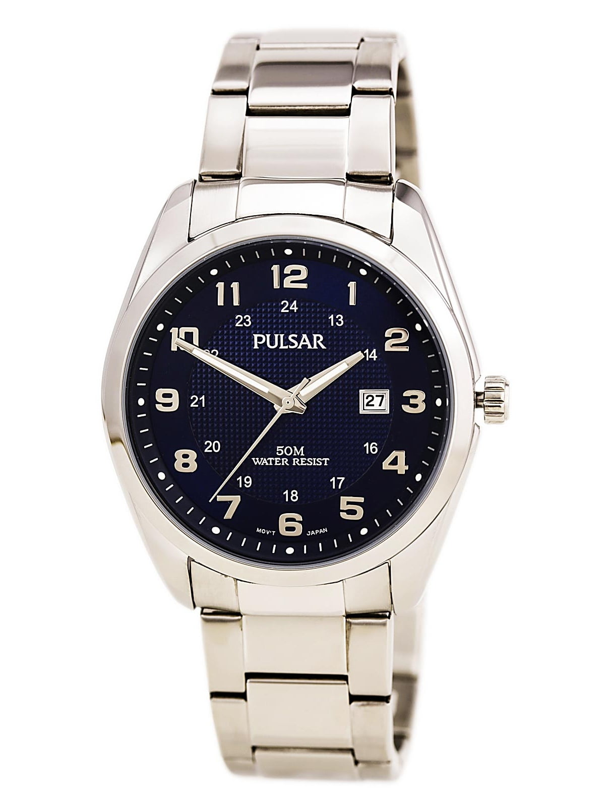 PH9069 Men's Business Blue Dial Steel Bracelet Watch - Walmart.com