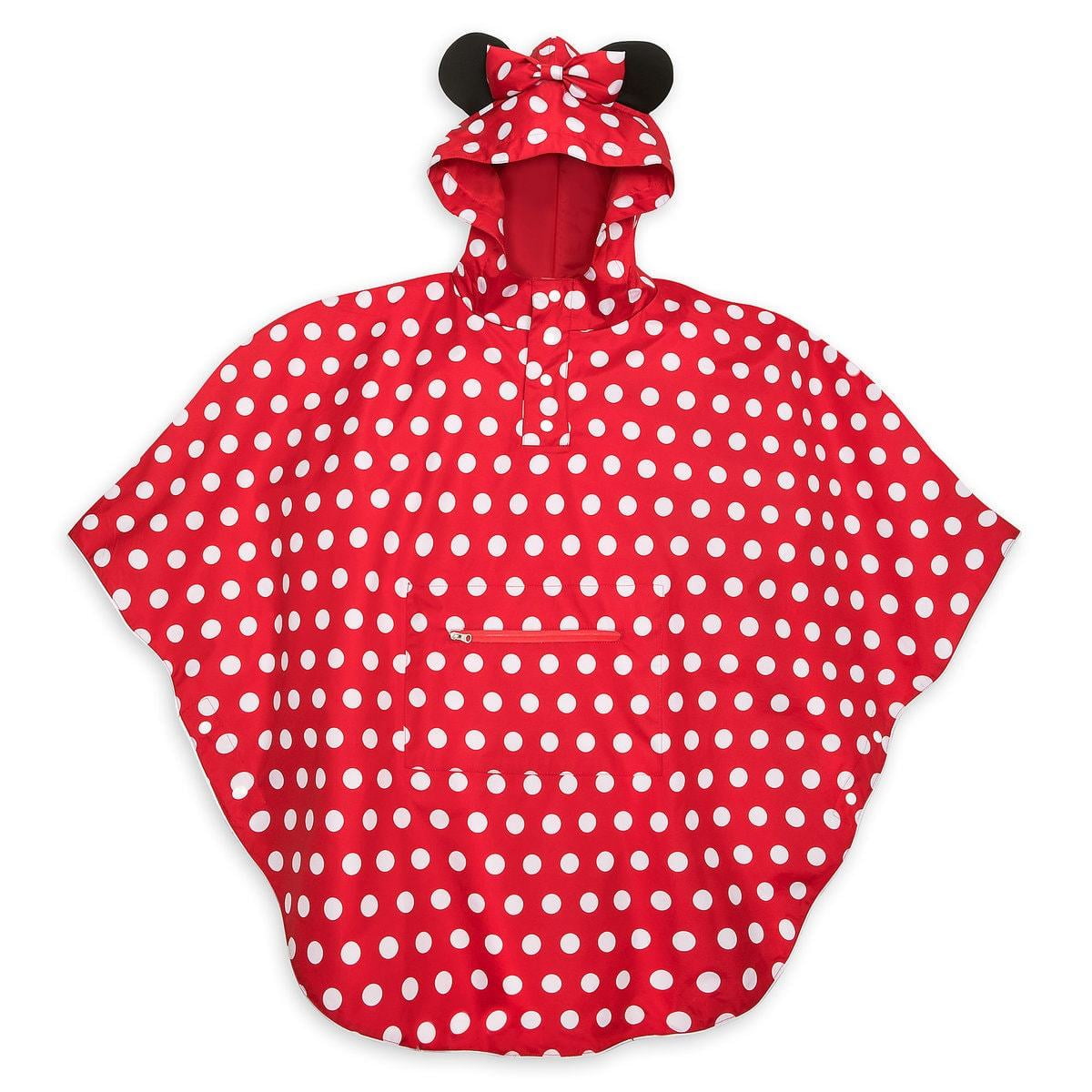 Disney Parks Minnie Mouse Rain Poncho for Adults Size XL-XXL New with ...