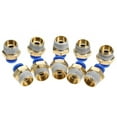 4mm Air Pipe Pneumatic Quick Fittings Male Thread Straight Push In ...
