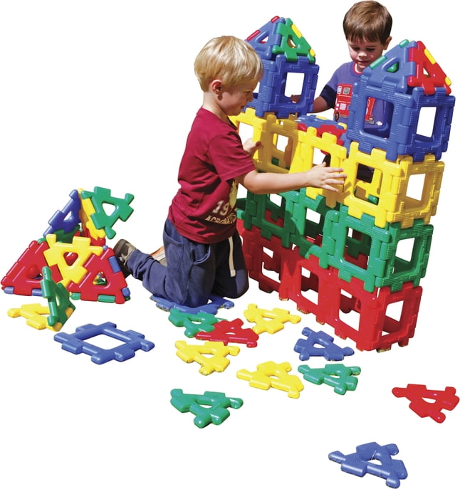 Polydron Giant Polydron Building Manipulatives, Set of 80 - Walmart.com
