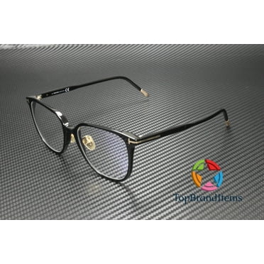 Tom Ford Blue Light Block Rectangular Eyeglasses FT5802-B 001 53 ...