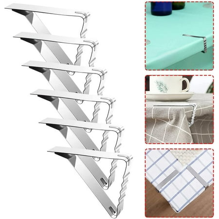 6 Pack Tablecloth Holders Clips Heavy Duty Picnic Table Clips ...