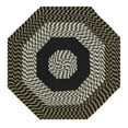 Better Trends Octagonal Braided Rug, 48" Diameter, Reversible Indoor ...