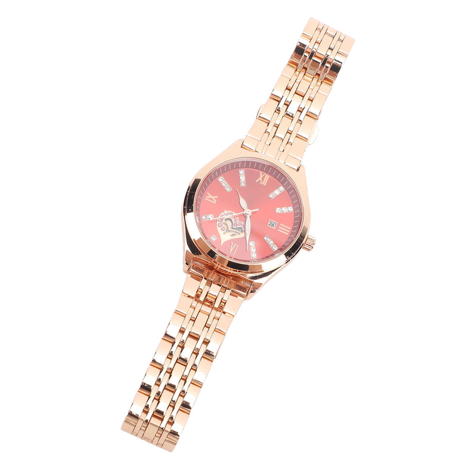 Relaj de muñeca de la Banda de acero, Calendario para Mujeres Cinturón ...