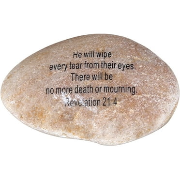 Extra Large Engraved Inspirational Scripture Biblical Natural Stones ...