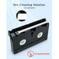 Arsvita VHS VCR Head Cleaner, Microfibre Cleaning Tape Kit, Reusable ...