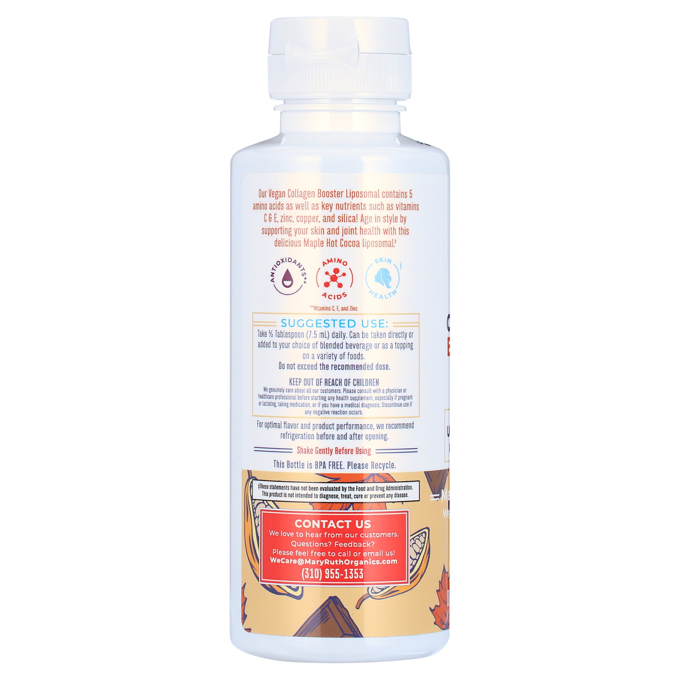 Liposomal Collagen Booster with Vitamins C, E, Zinc, Copper & Silica ...