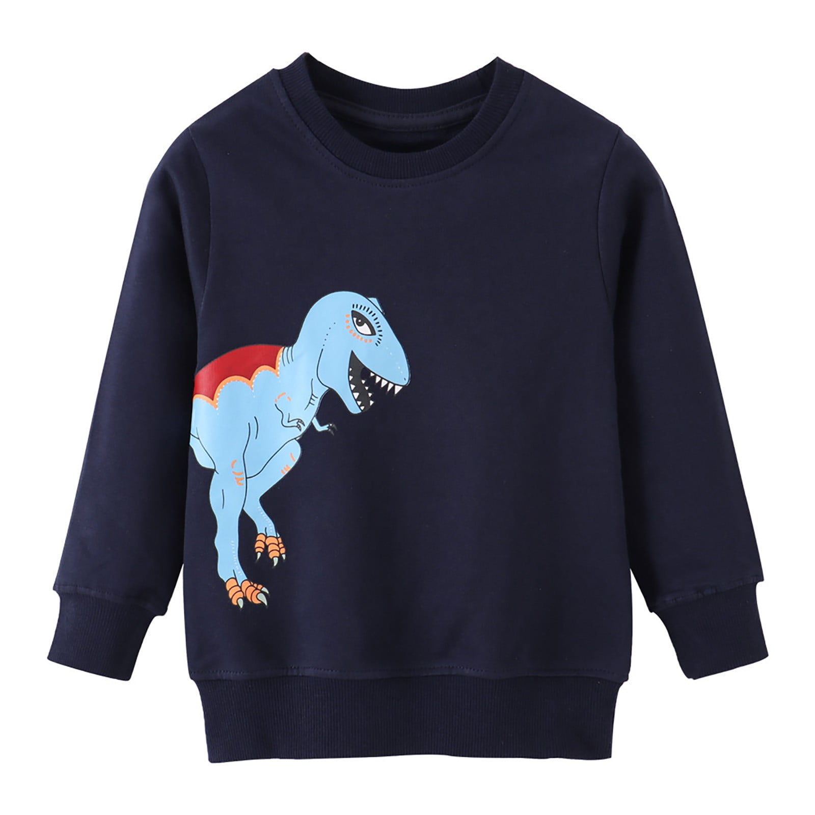Click here for 2dxuixsh Boys Sweatshirts Dinosaur Print Long Slee... prices