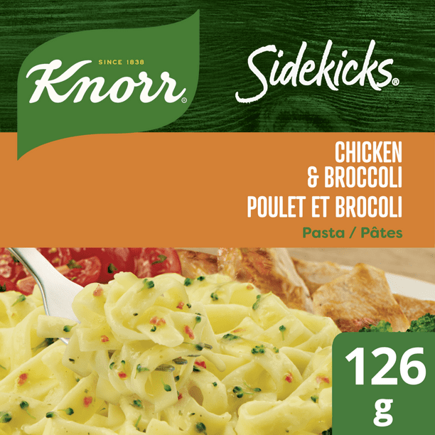 Knorr Sidekicks Chicken & Broccoli Pasta Side Dish, 126 g Side Dish ...