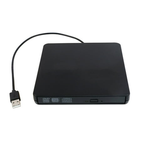External Portable USB Slot Load DVD CD RW Drive Burner Writer for ...