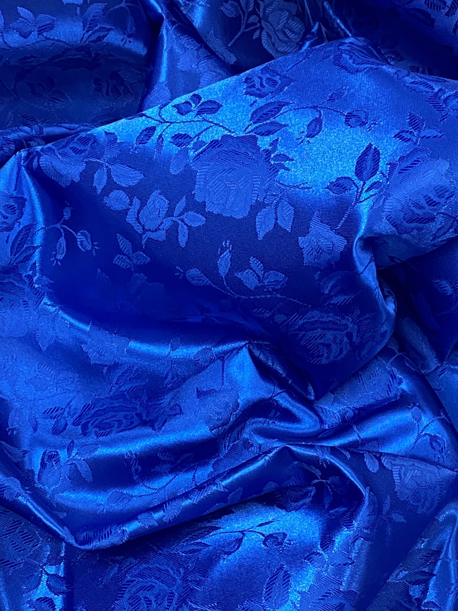 Brocade Roses Satin, 60" Wide, Sells by the Yard from Sal Tex Fabrics ...