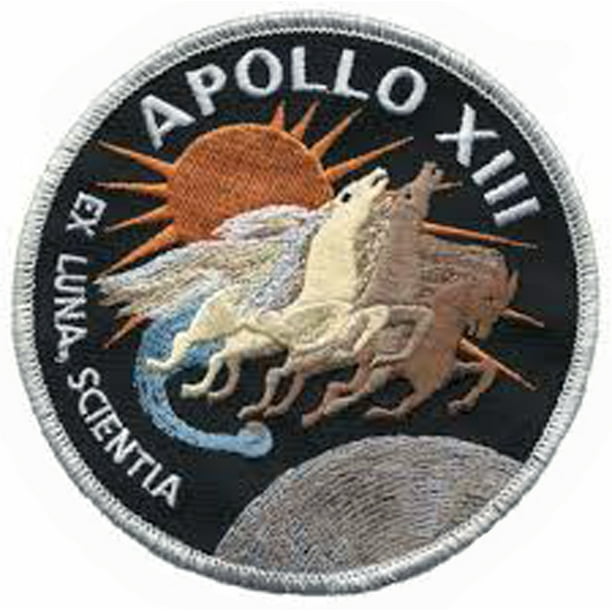 Apollo 13 XIII manned Lunar Landing NASA Mission 4" Space Patch ...