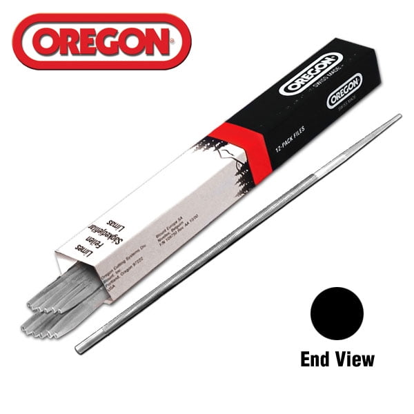 Oregon 8" Double Cut Round Files 7/32" (5.5mm) 70502 - Dozen - Walmart ...