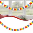 5 Pack Patriotic Hanging Banner Garland, 4th of July Flag Bunting with ...