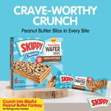 SKIPPY Creamy Peanut Butter And Chocolate Fudge Wafer Snack Bar, 7.8 Oz ...