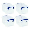 Really Useful Boxes Large Stackable 32 Liters Plastic Storage Box with ...