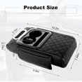 5-in-1 Arm Rest Cover Universal Armrest Storage Box Upgrade Memory Foam ...