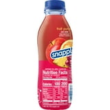 Snapple Fruit Punch Juice Drink, 16 fl oz, Bottle - Walmart.com