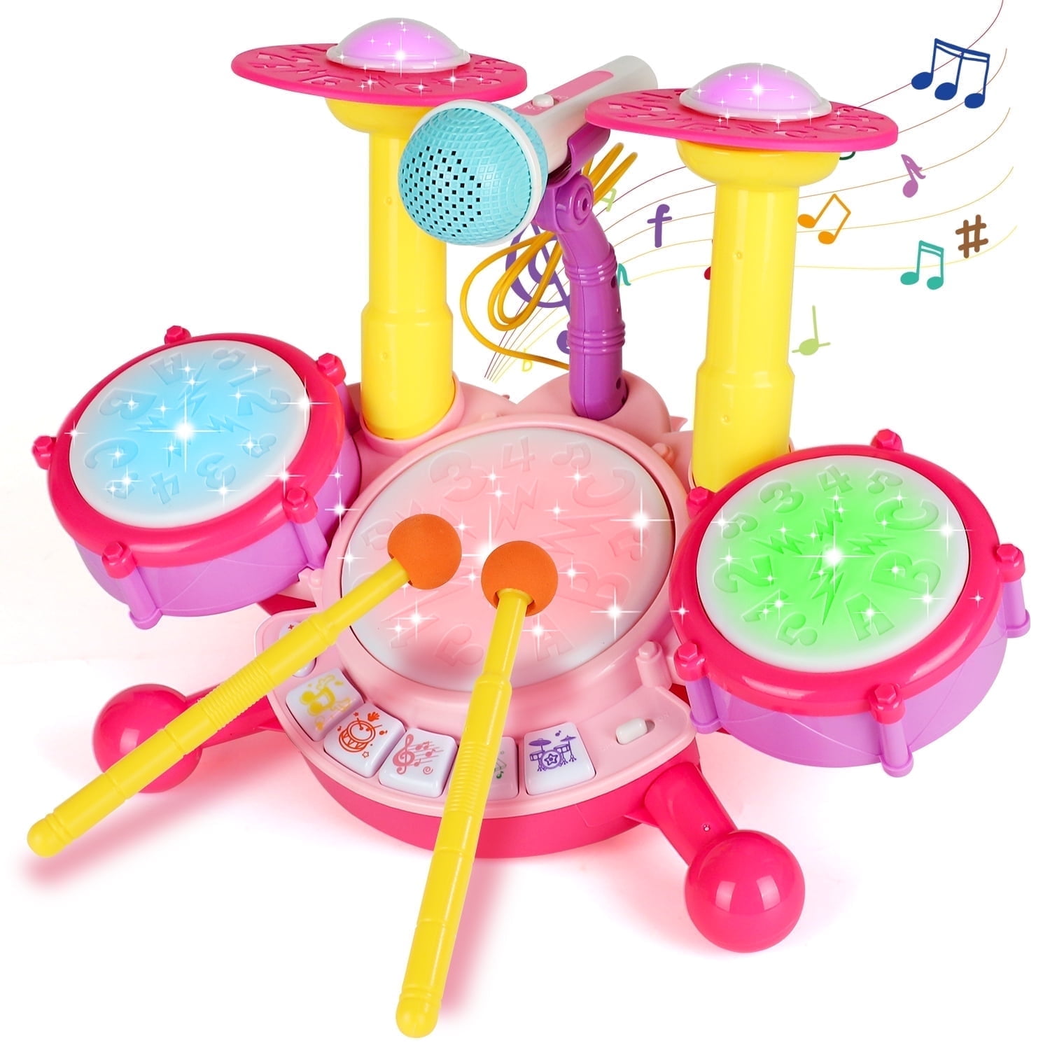 Click here for Grm Kids Drum Set  Toddler Drum Set With 2 Drumsti... prices