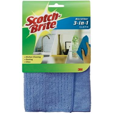 Scotch-Brite, Microfiber Kitchen Cloth, 12 Pack, Colors May Vary ...