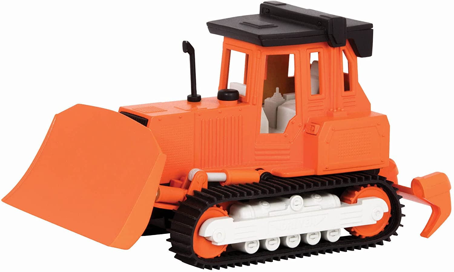 Driven by Battat Micro Series 7" Bulldozer - Orange w/ Sounds & Lights ...