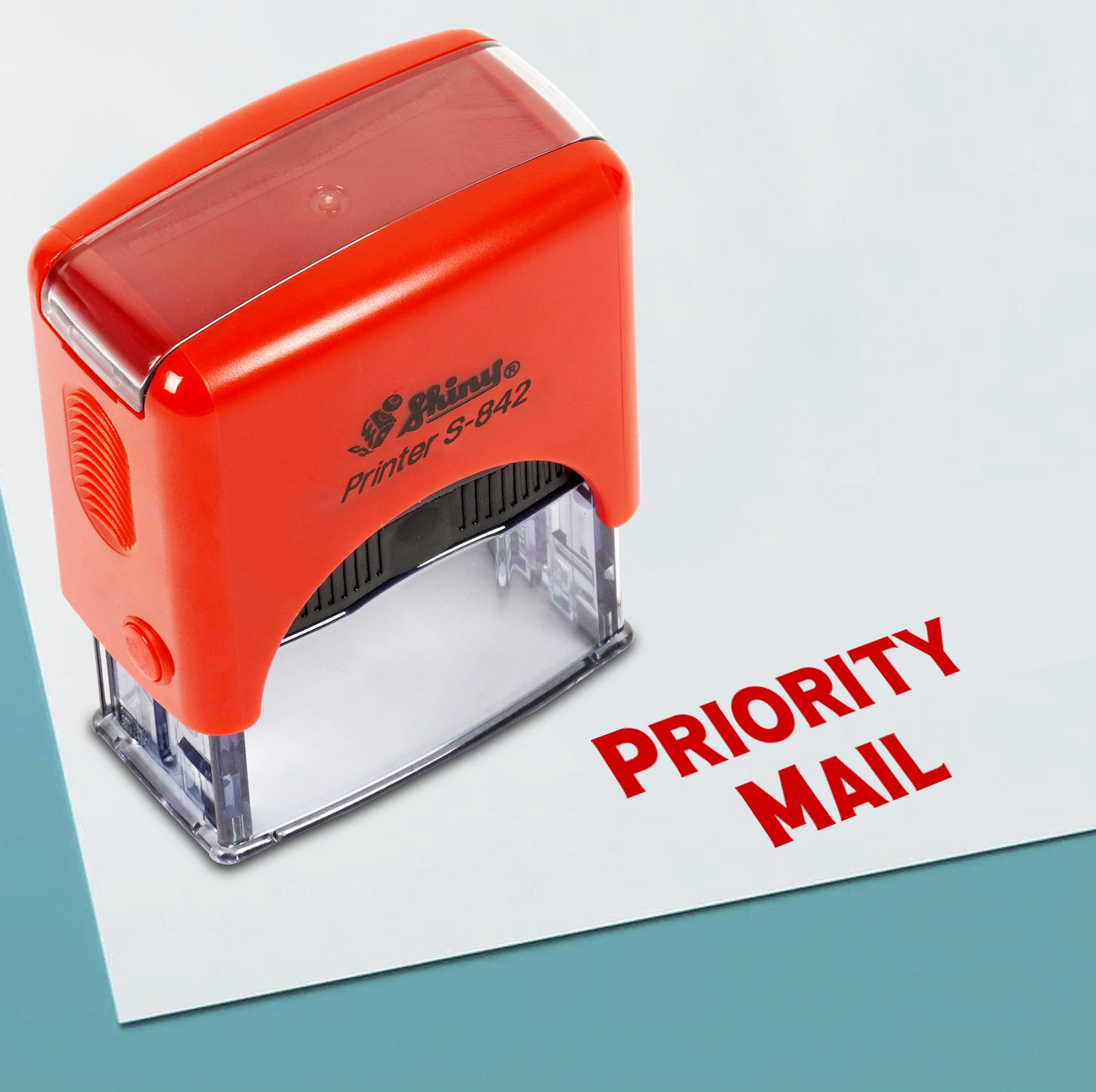 Printtoo Priority Mail Self Inking Rubber Stamp Pre,Inked Office Stamp ...