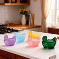 Airtight Glass Cookie Coffee Storage Jar with Unique Chicken Shaped ...