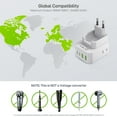 EPICKA Hybrid European Travel Plug Adapter 2 Packs Type C VisaPlug 8-IN ...
