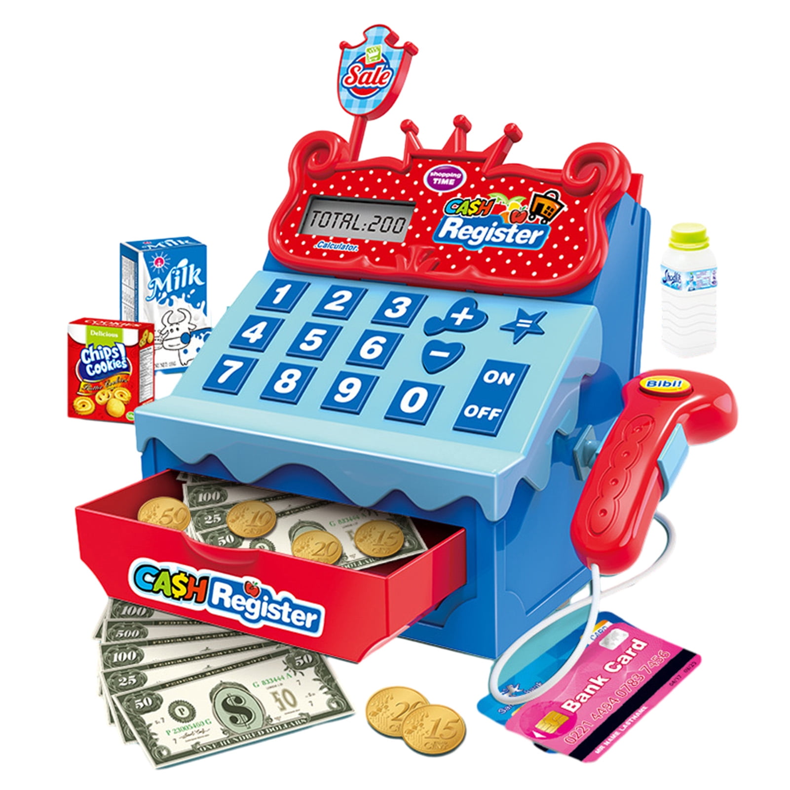 Pretend Play Toy - Change Drawer, Funny Analog Scan Calculator ...