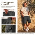 Big and Tall Cargo Shorts for Men Below Knee High Waisted Wide Leg ...