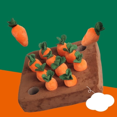 Langgg Garden Carrot Plush Toy Vegetable Fruit Pull The Carrot Stuffed ...