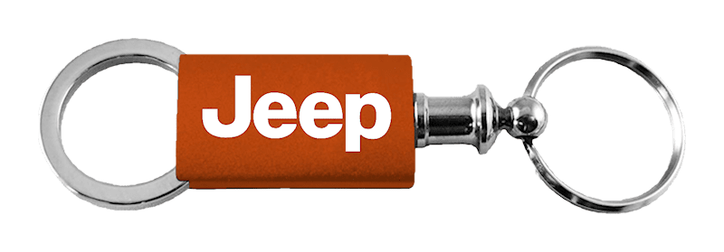 Au-TOMOTIVE GOLD Jeep Orange Anodized Aluminum Valet Key Fob - Walmart.com