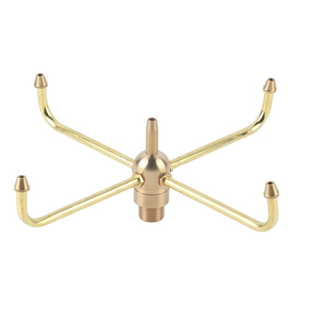 4 Arm Rotation Type Fountain Nozzle,G1/2 Female Thread G3/4 Male Thread ...